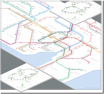 Web Trend Map : los 200 sitios web más populares - Visual-Mapping.es